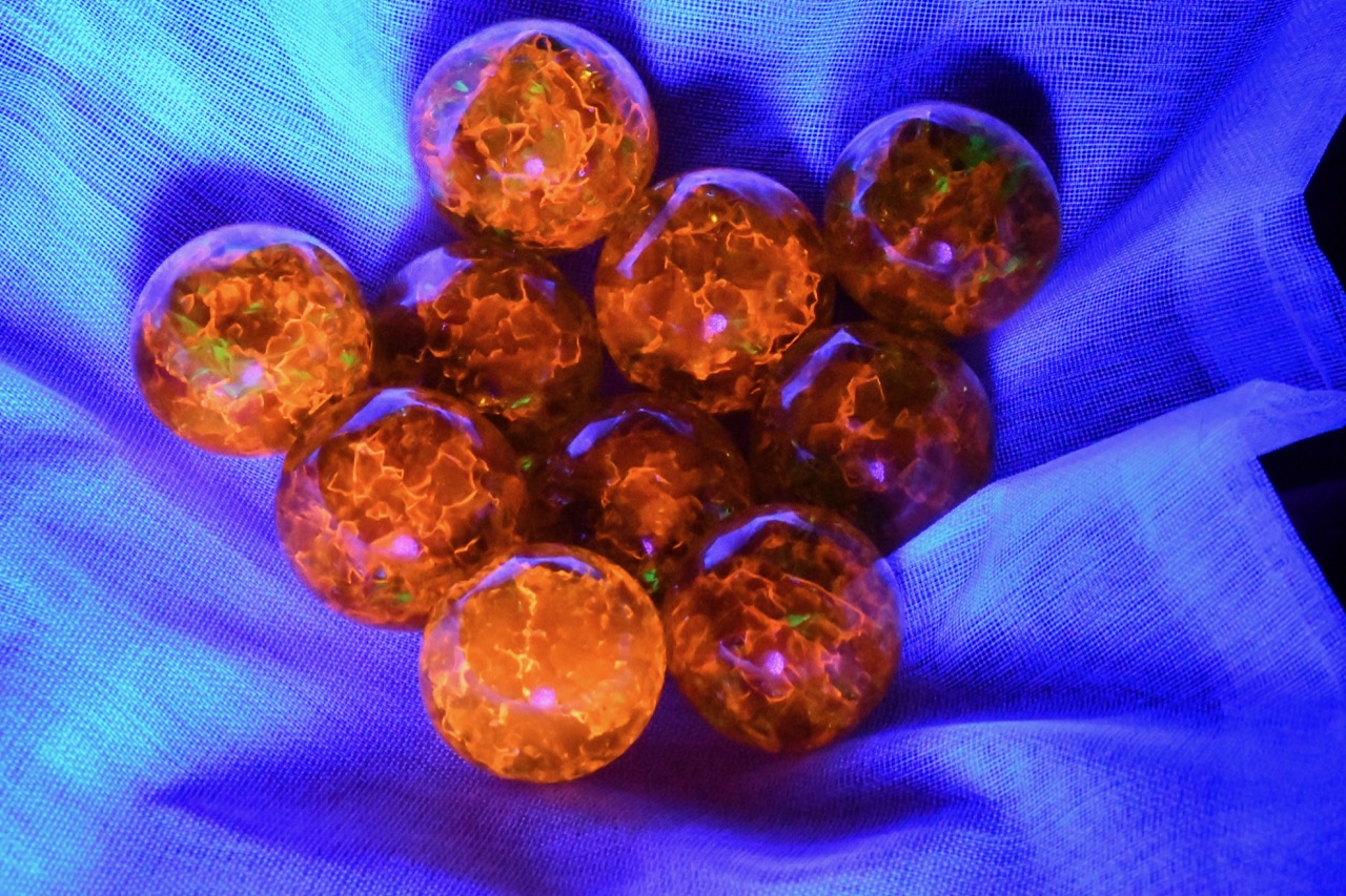 Glowing Marbles Under UV Light – IN MY VIEWFINDER
