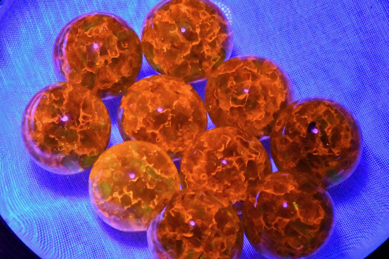 Glowing Marbles Under UV Light – IN MY VIEWFINDER