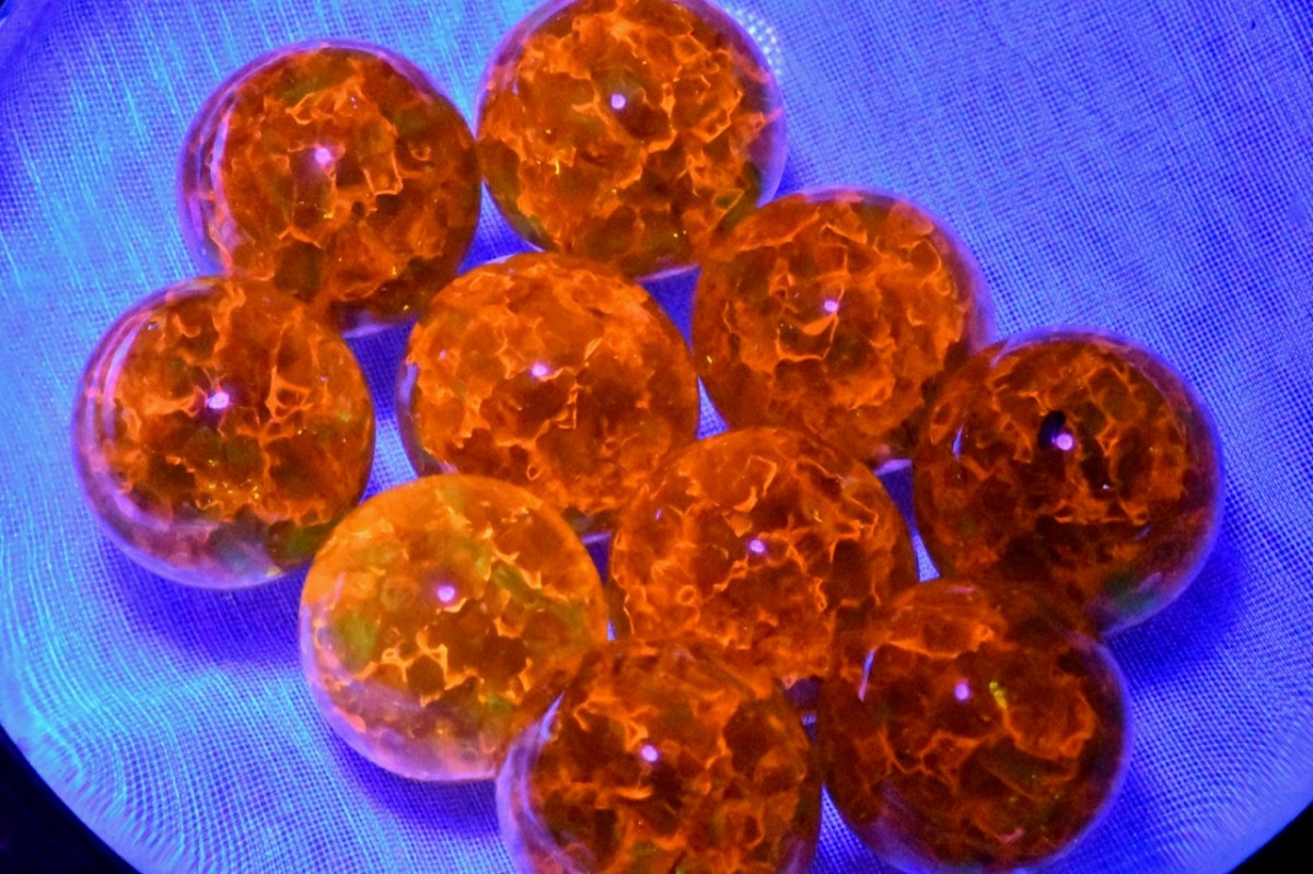 Glowing Marbles Under UV Light – IN MY VIEWFINDER