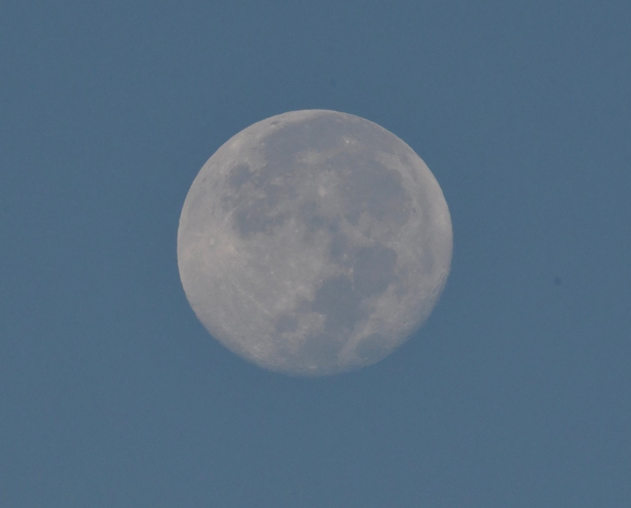 Blue Moon in a Blue Sky – IN MY VIEWFINDER