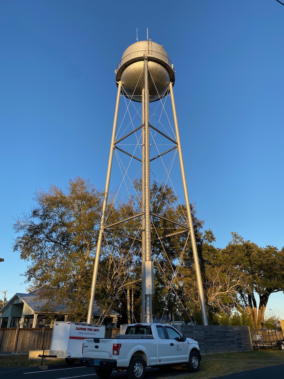 Old Towne Daphne Water Tower – IN MY VIEWFINDER